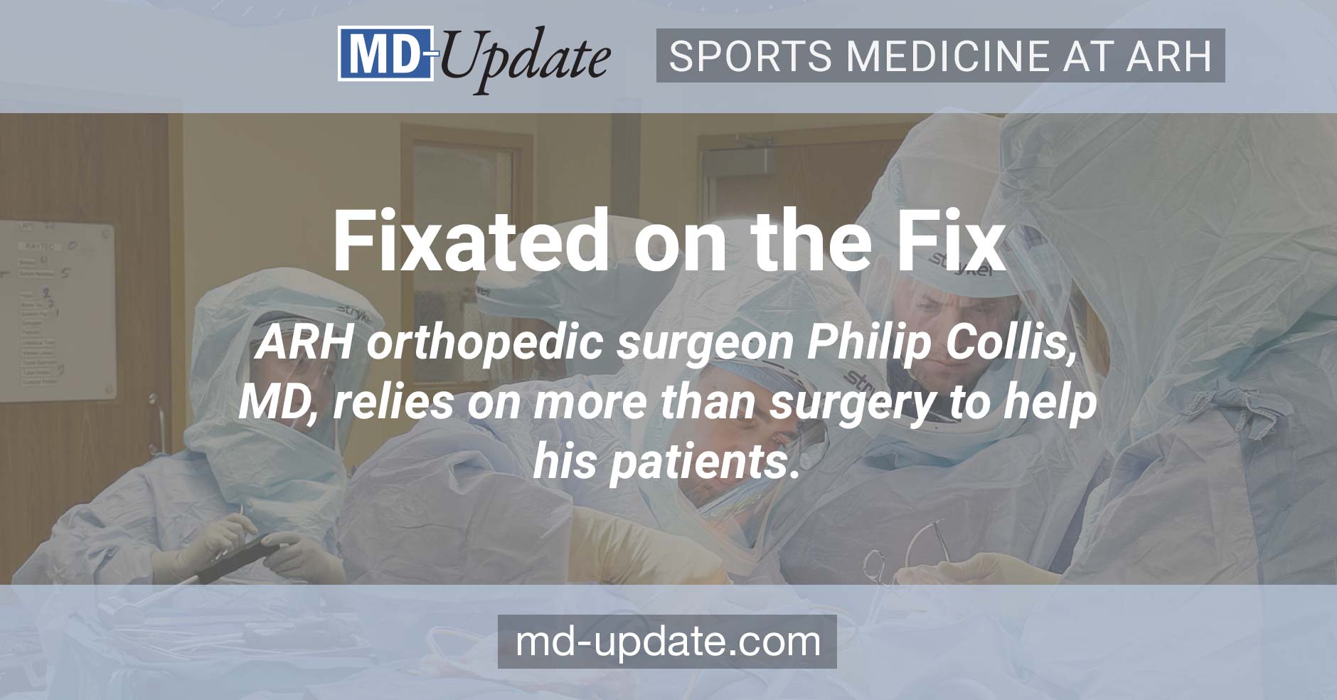 Fixated on the Fix – MD Update